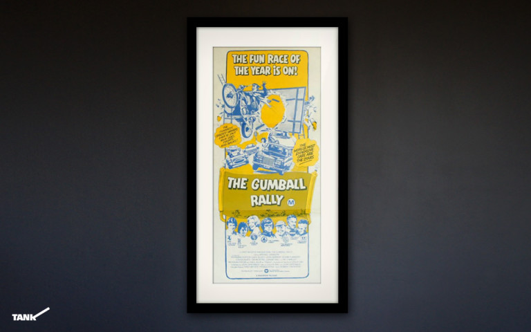 (1976) The Gumball Rally – Original movie poster – £125 – Tank Automotive