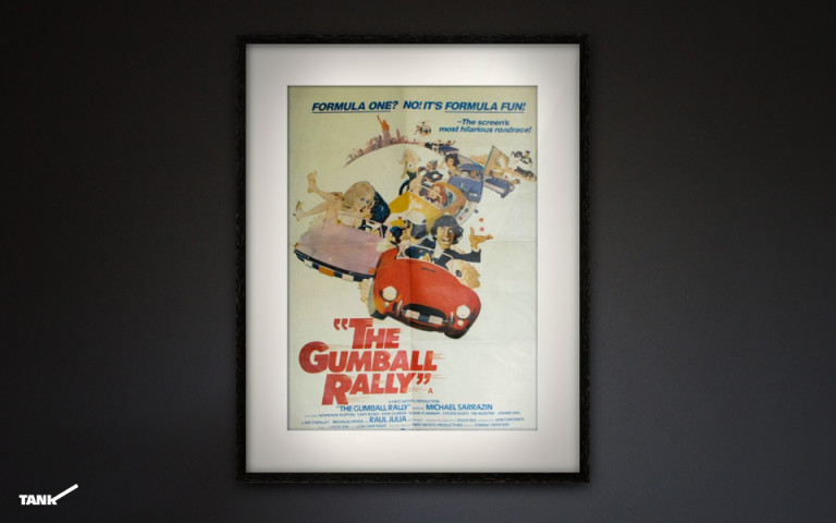 (1976) The Gumball Rally – Original movie poster – £175 – Tank Automotive